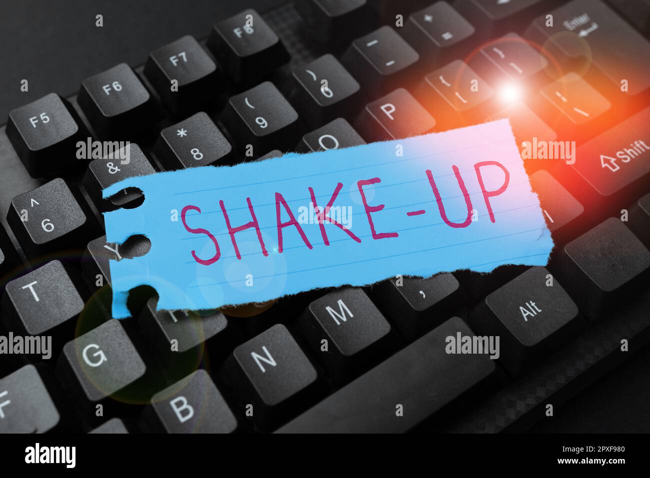 Conceptual display Shake Up, Internet Concept way of meeting someone or ...