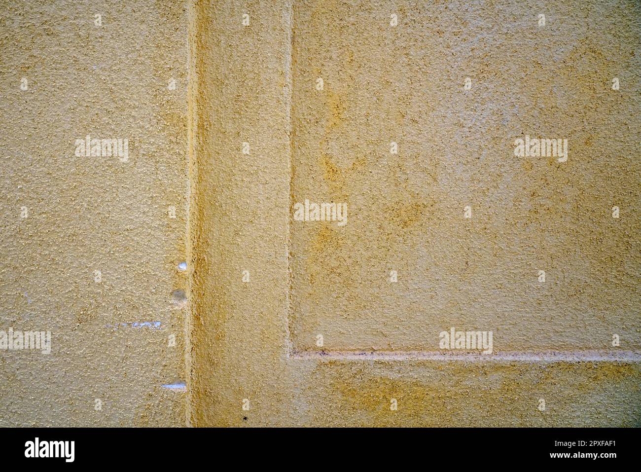 Traditional plaster used on the walls to protect them from salt ...