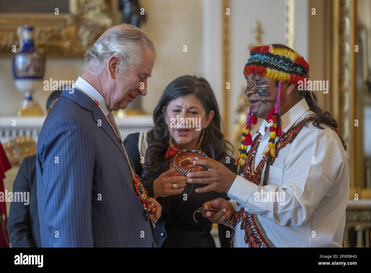 File photo dated 17/02/23 of Amazon Indigenous leader Domingo Peas ...