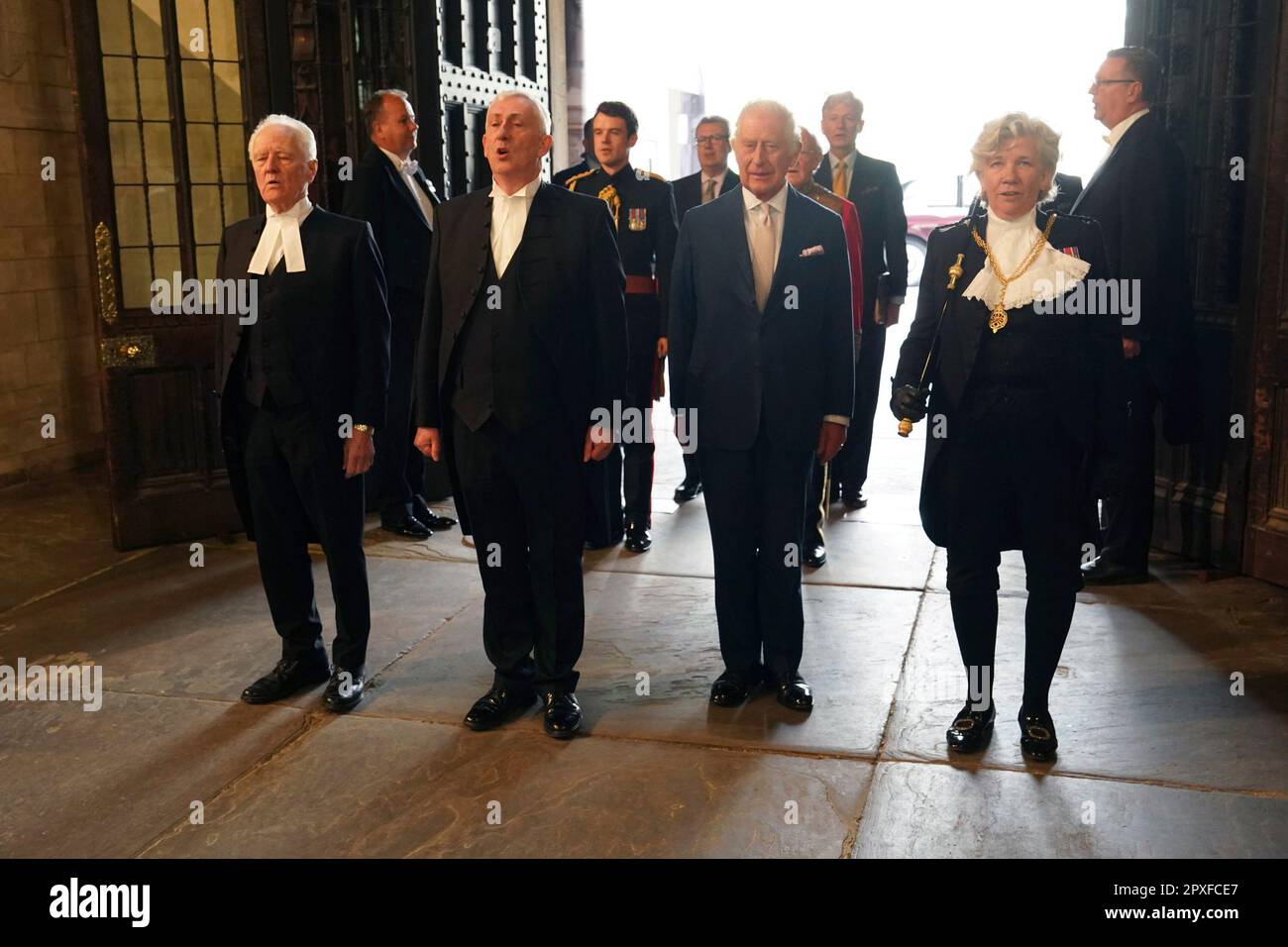 From left, Speaker of the House of Lords, Lord McFall, Speaker of the ...