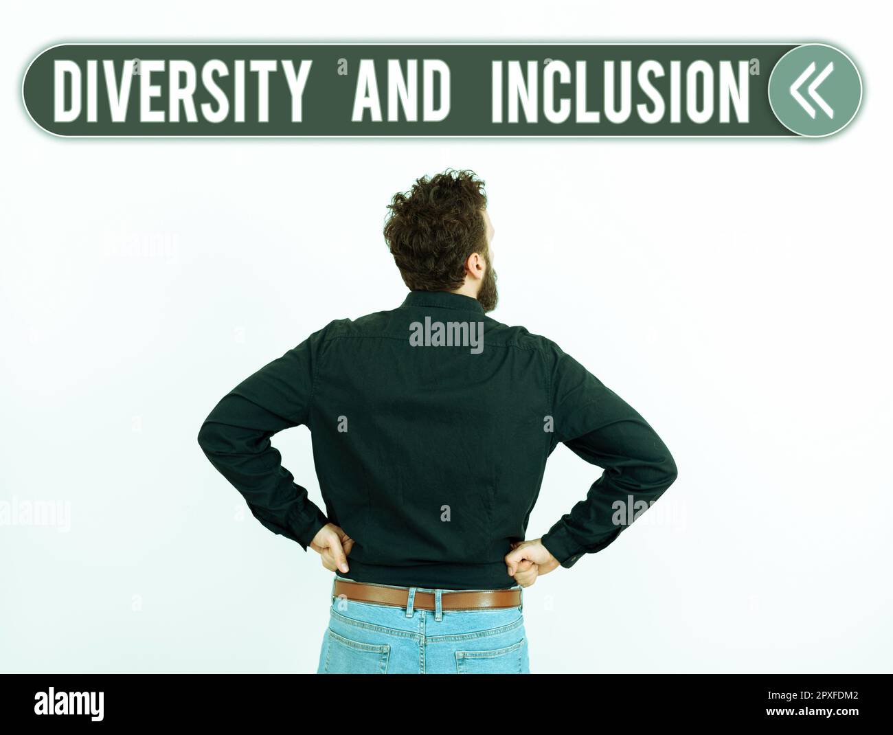 Sign displaying Diversity And Inclusion, Word Written on range human ...