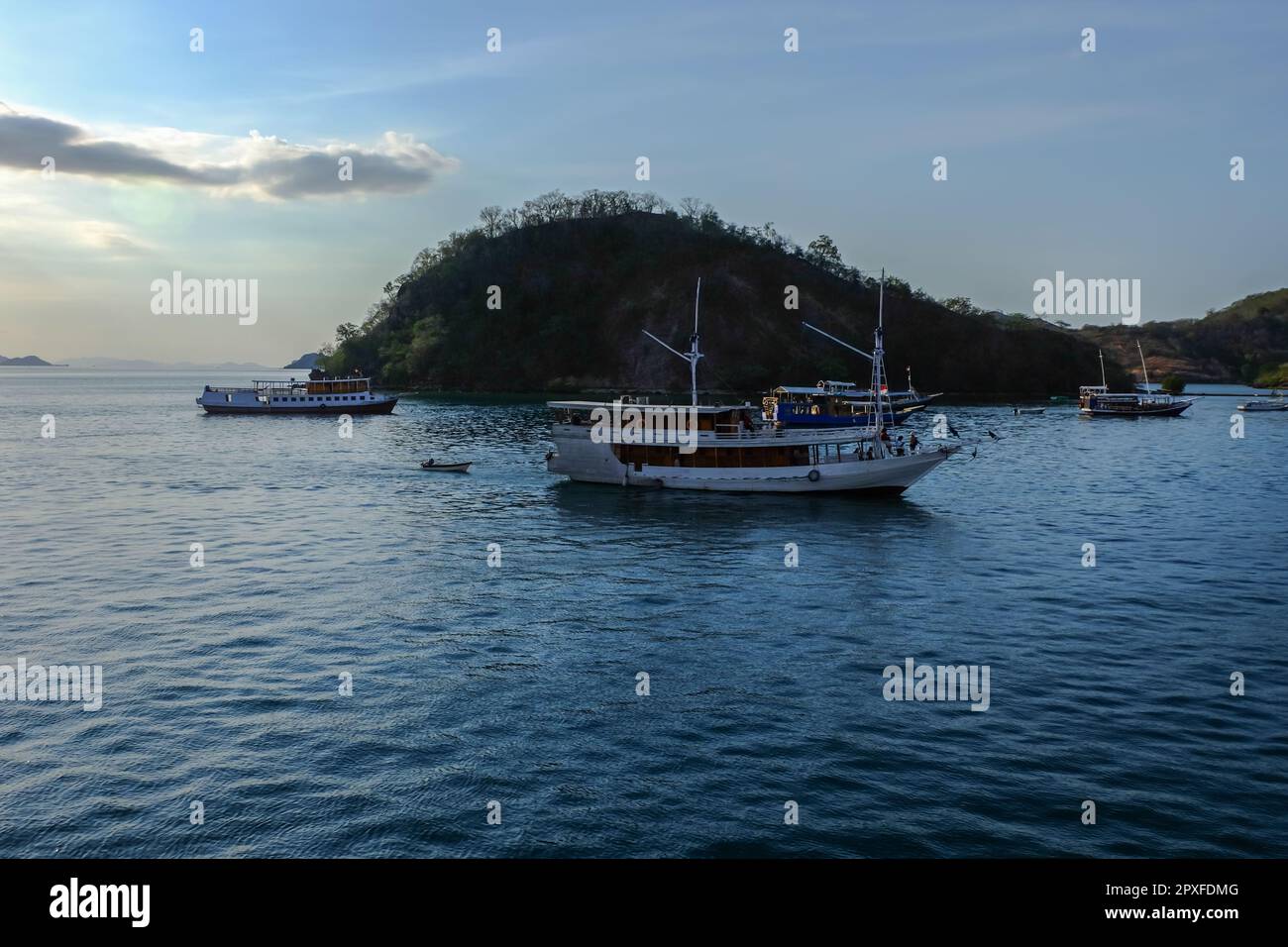 The atmosphere around the Waters and Port of Labuan Bajo, one of the ...