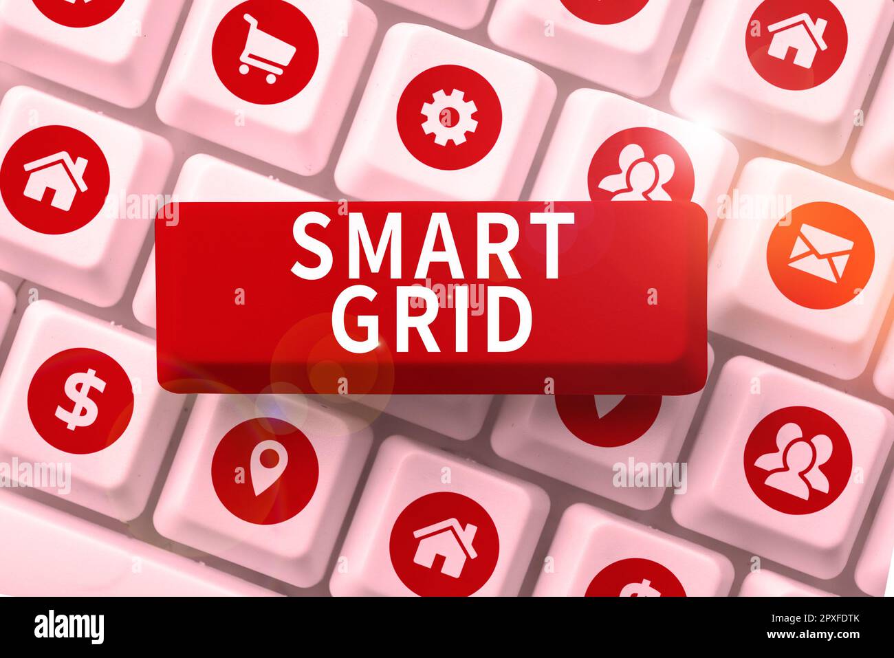 Inspiration showing sign Smart Grid, Business overview includes of ...