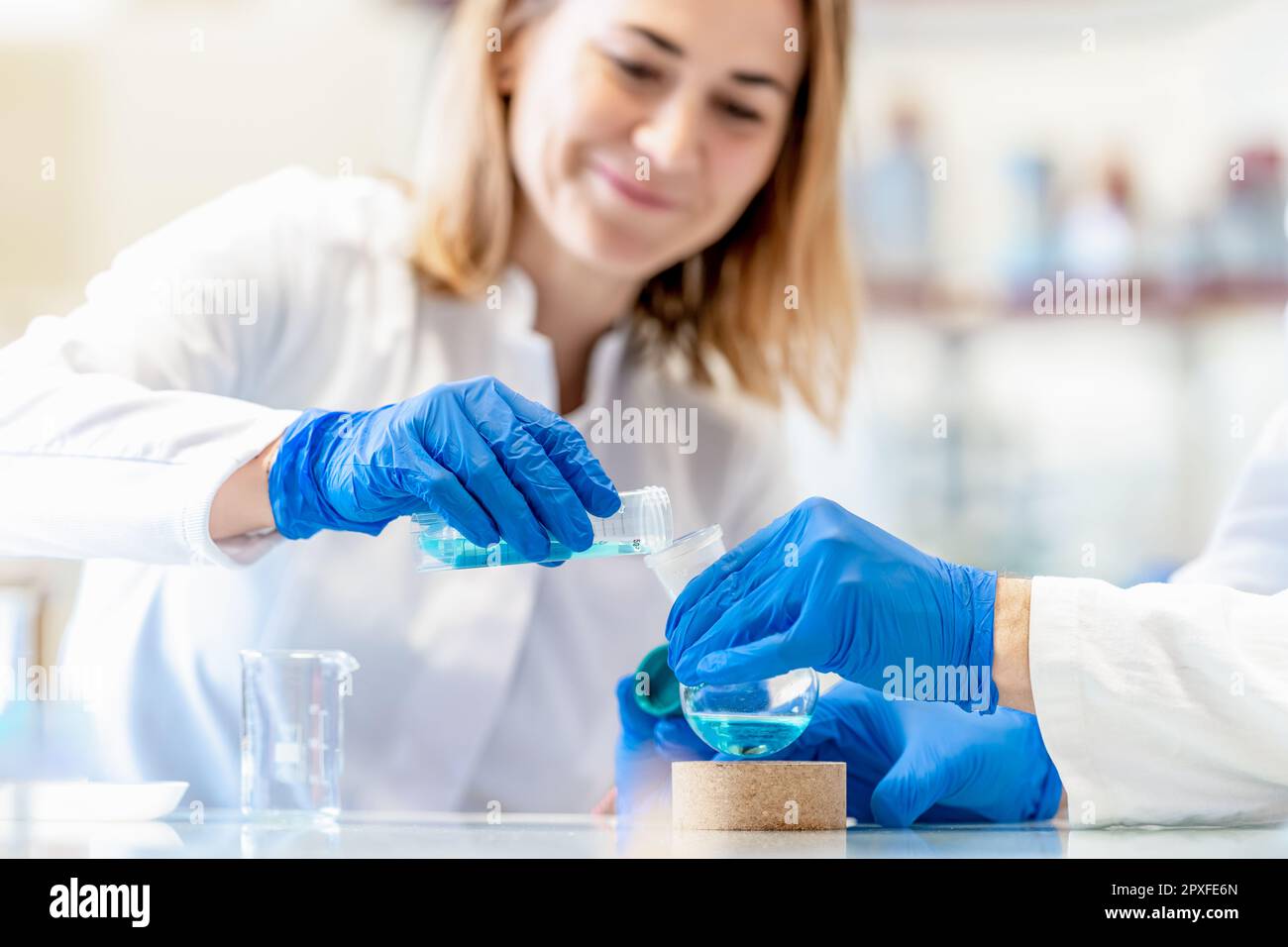 Invent a new drug and substance in biochemical laboratory Stock Photo ...