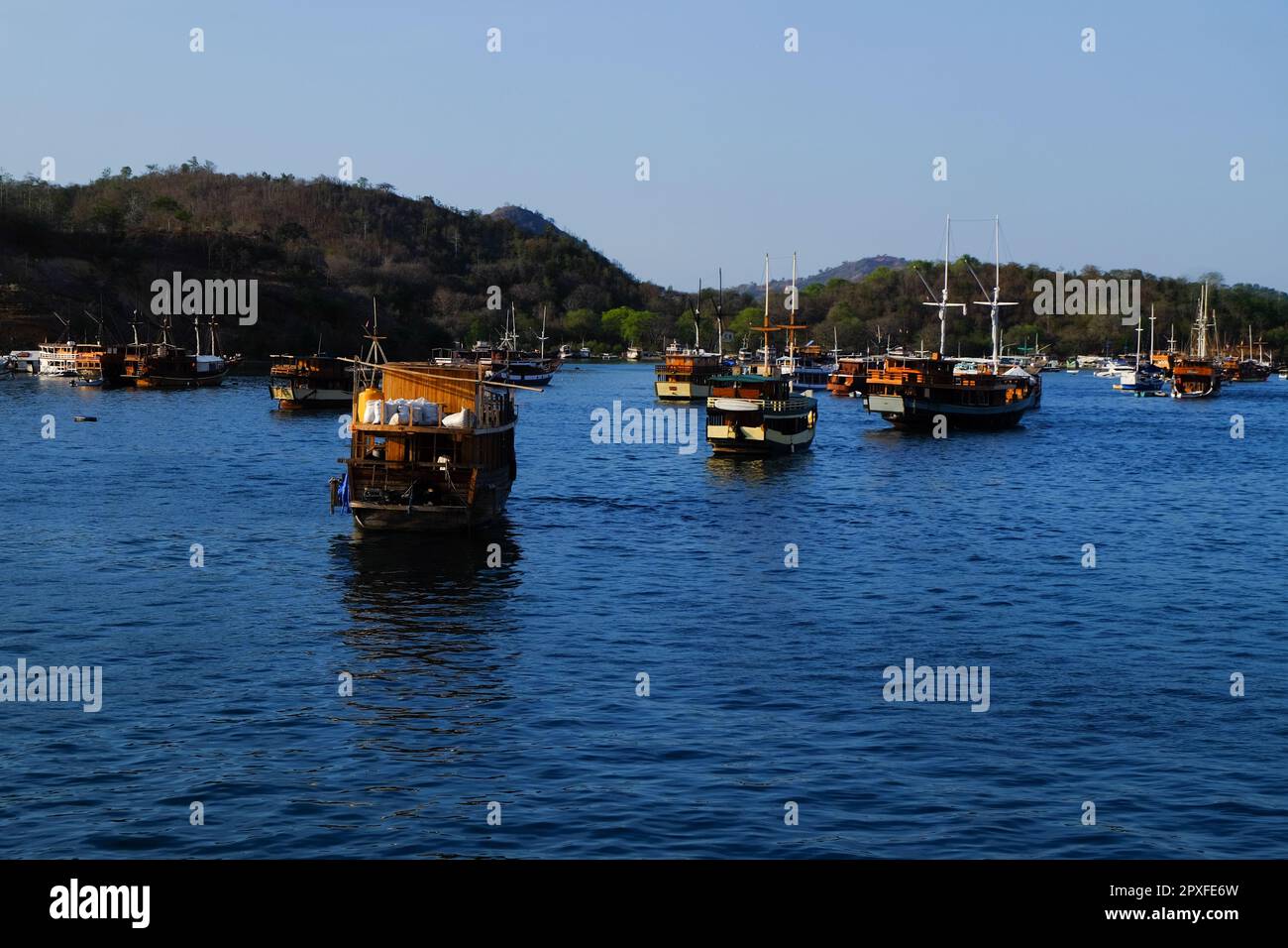 The atmosphere around the Waters and Port of Labuan Bajo, one of the ...
