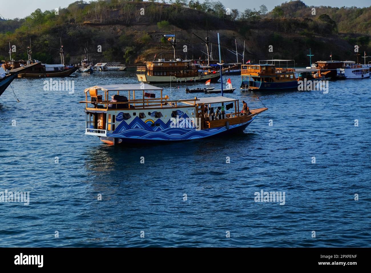 The atmosphere around the Waters and Port of Labuan Bajo, one of the ...