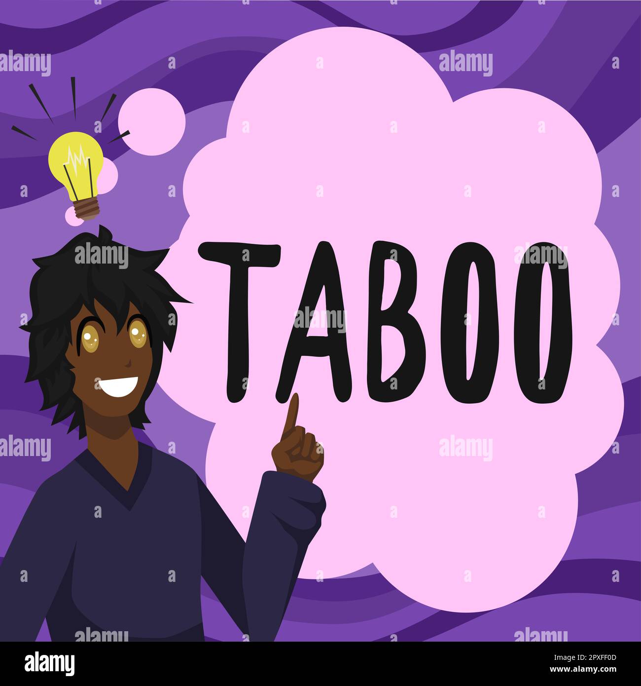 Conceptual caption Taboo, Business approach a social or religious ...