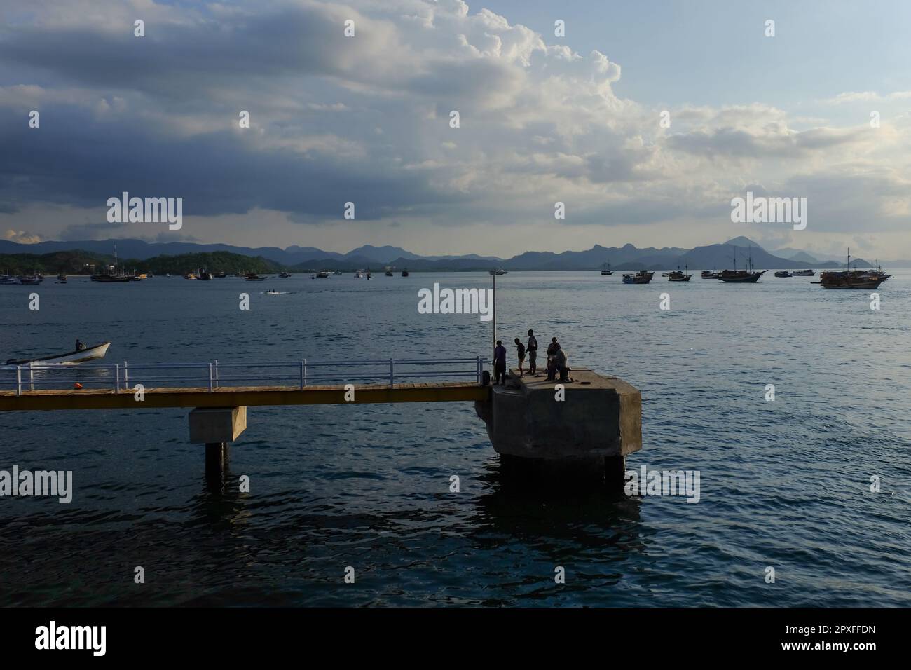 The atmosphere around the Waters and Port of Labuan Bajo, one of the ...