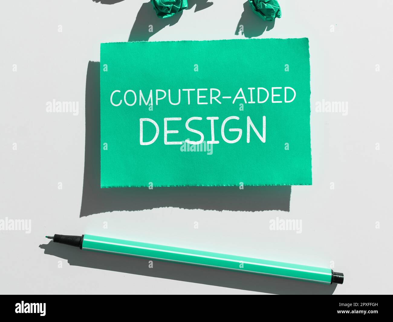 Hand writing sign Computer Aided Design, Conceptual photo CAD ...