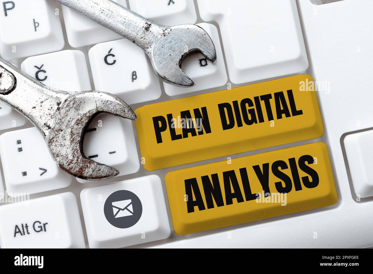 Text sign showing Plan Digital Analysis, Business overview Analysis of ...