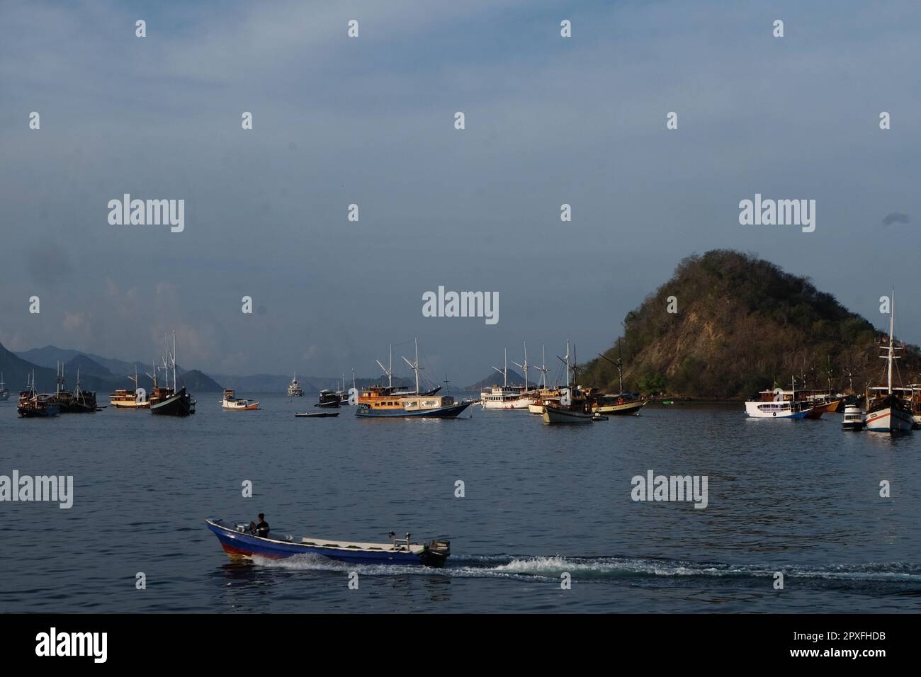 The atmosphere around the Waters and Port of Labuan Bajo, one of the ...