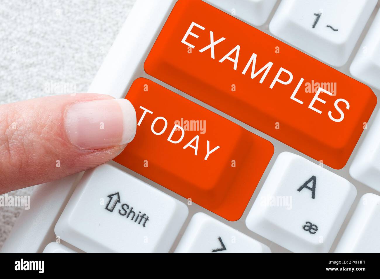 Text caption presenting Examples, Business overview photo Sample Model ...