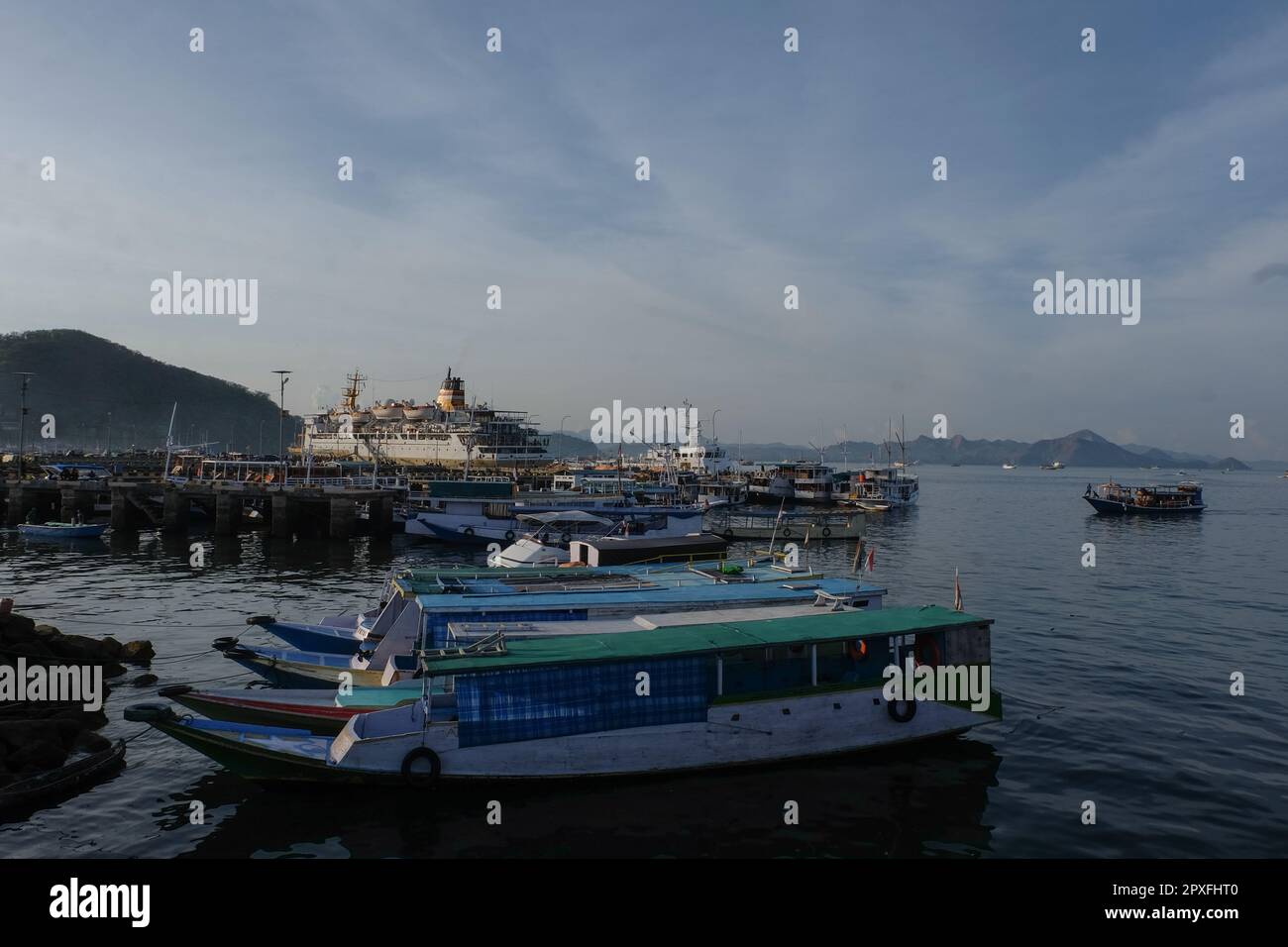 The atmosphere around the Waters and Port of Labuan Bajo, one of the ...