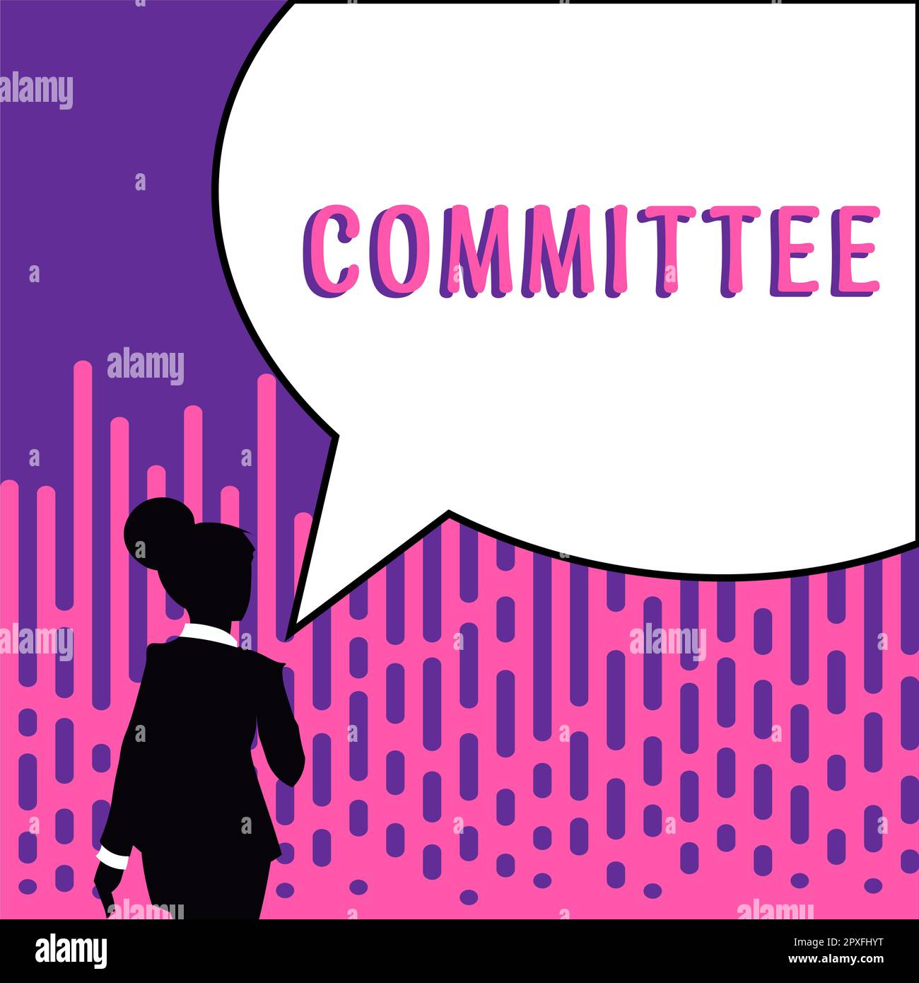 Text showing inspiration Committee, Word for Group of people appointed ...