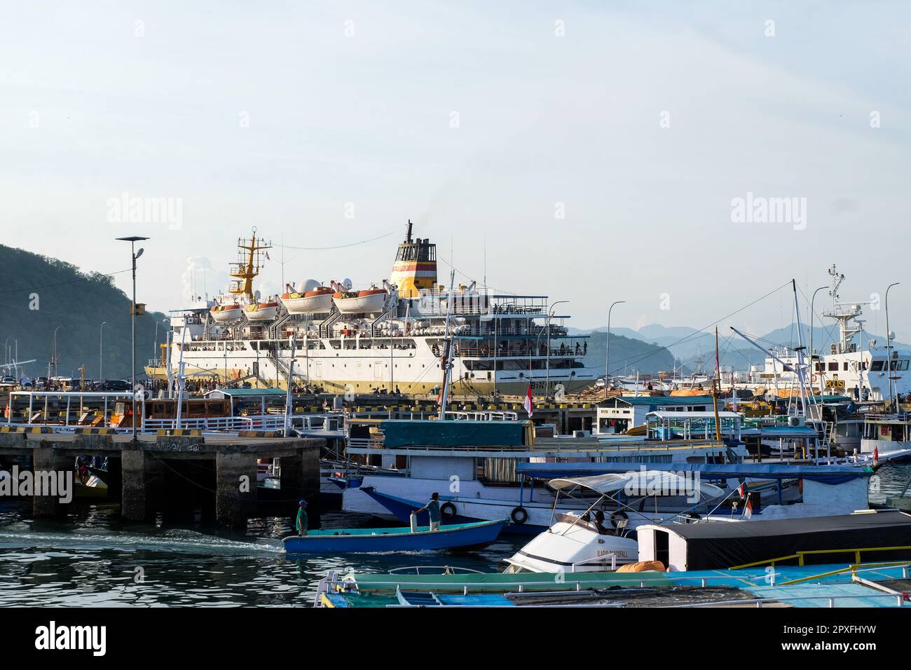 The atmosphere around the Waters and Port of Labuan Bajo, one of the ...