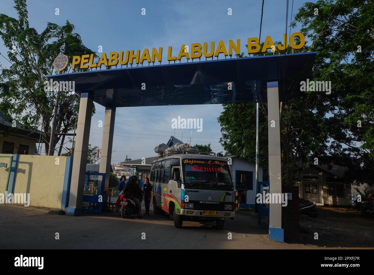 The atmosphere around the Waters and Port of Labuan Bajo, one of the ...