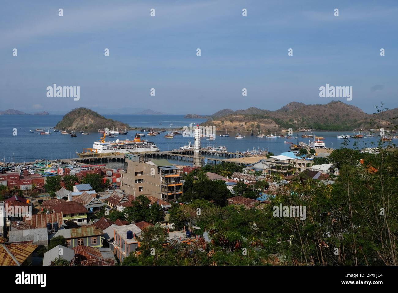 The atmosphere around the Waters and Port of Labuan Bajo, one of the ...