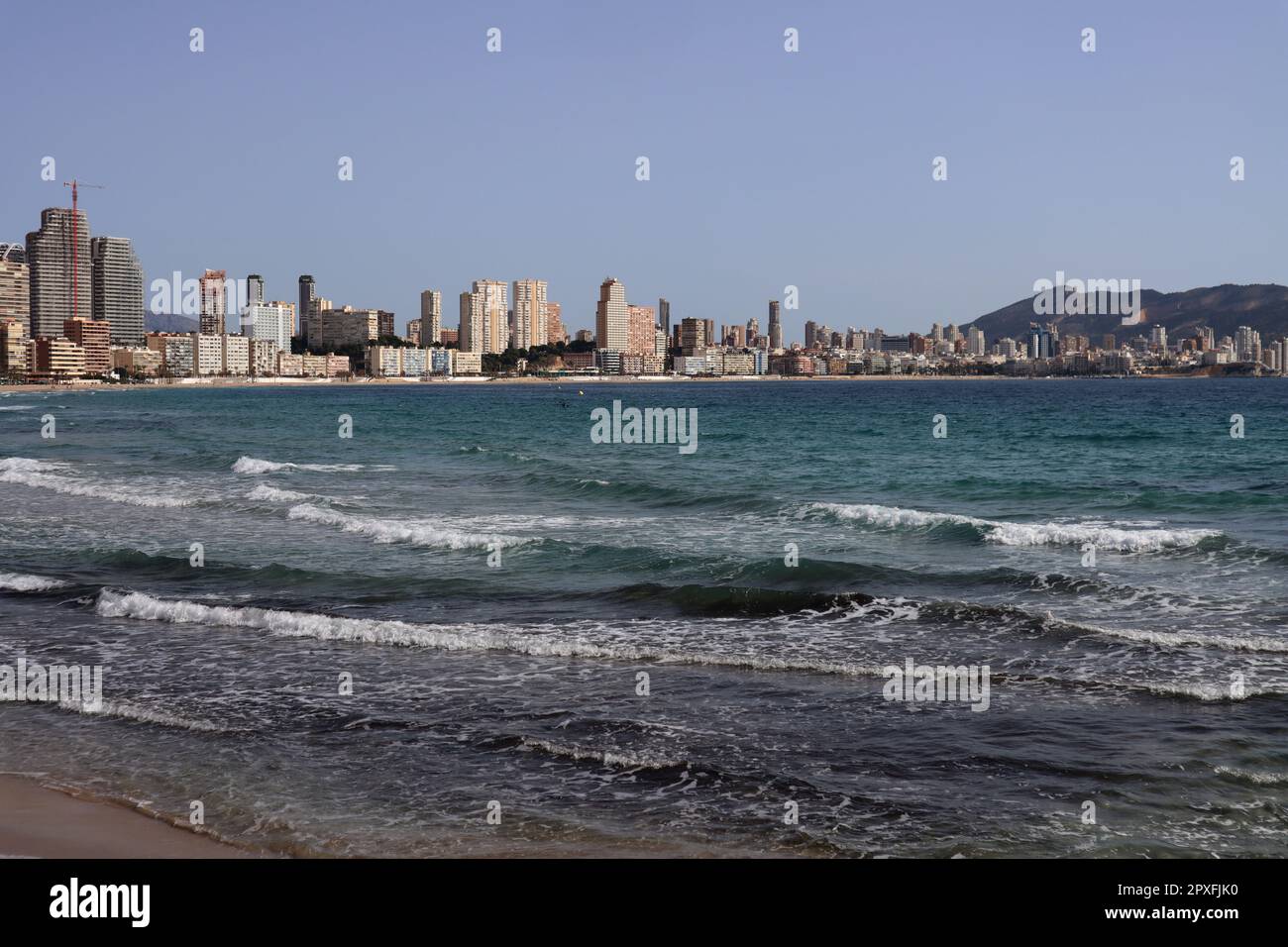 Cross benidorm hill hi-res stock photography and images - Alamy