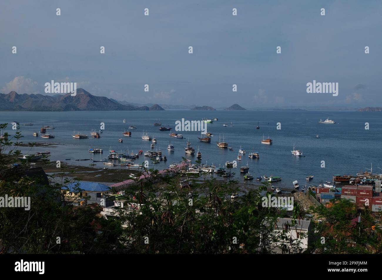The atmosphere around the Waters and Port of Labuan Bajo, one of the ...