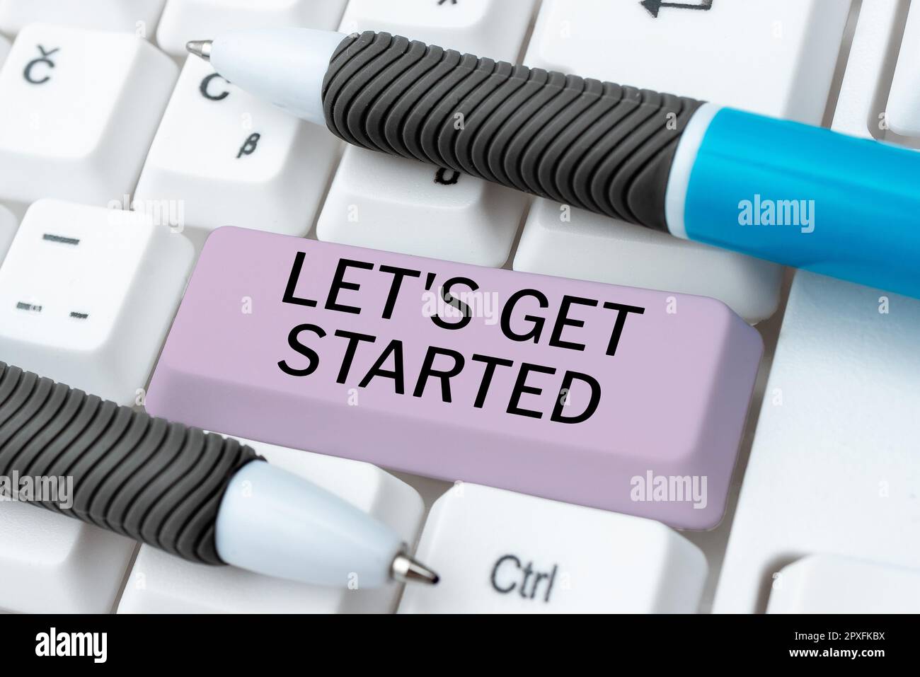 Writing displaying text Let S Get Started, Concept meaning Less talking ... Writing displaying text Let S Get Started, Concept meaning Less talking ...