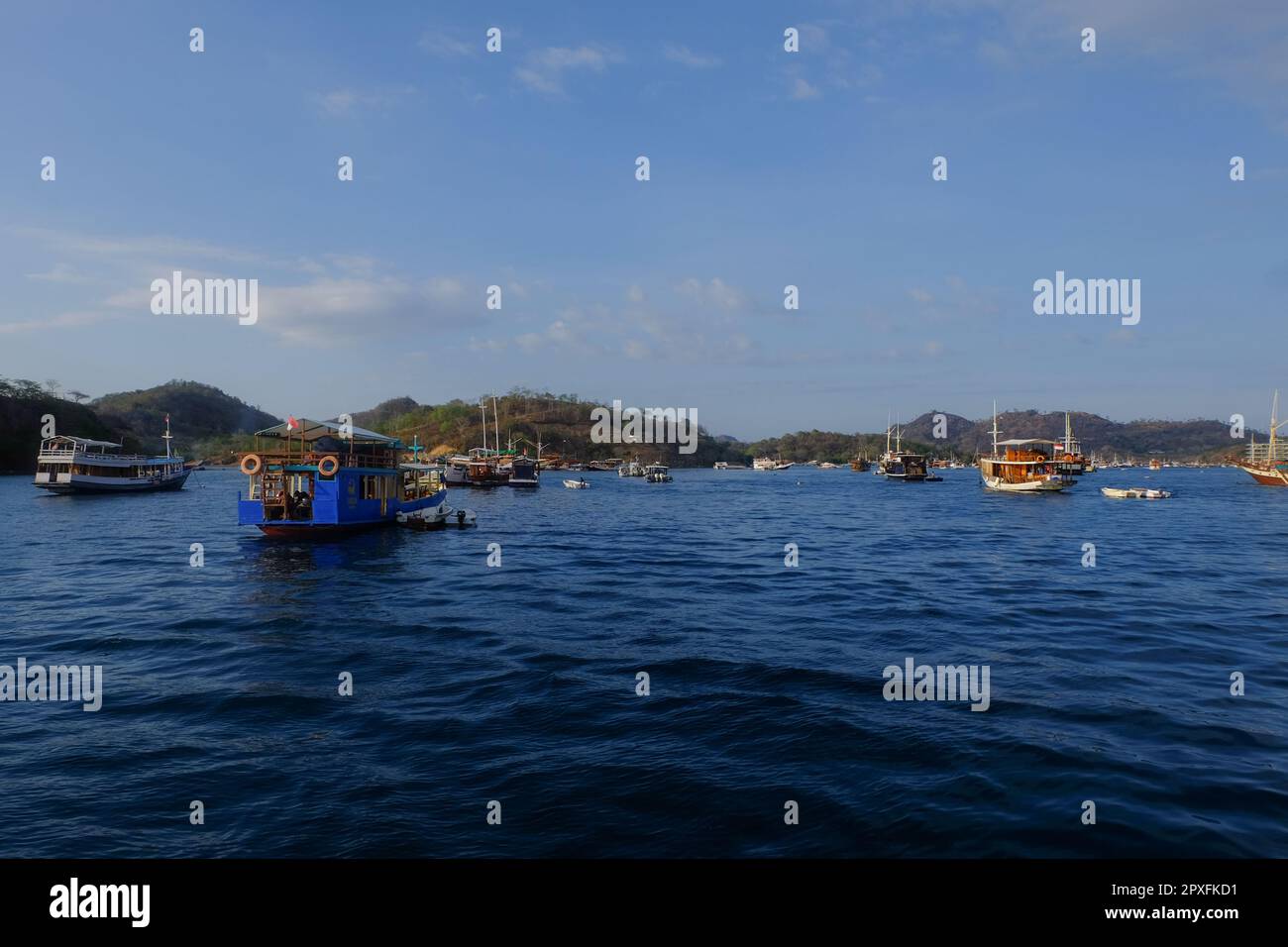The atmosphere around the Waters and Port of Labuan Bajo, one of the ...