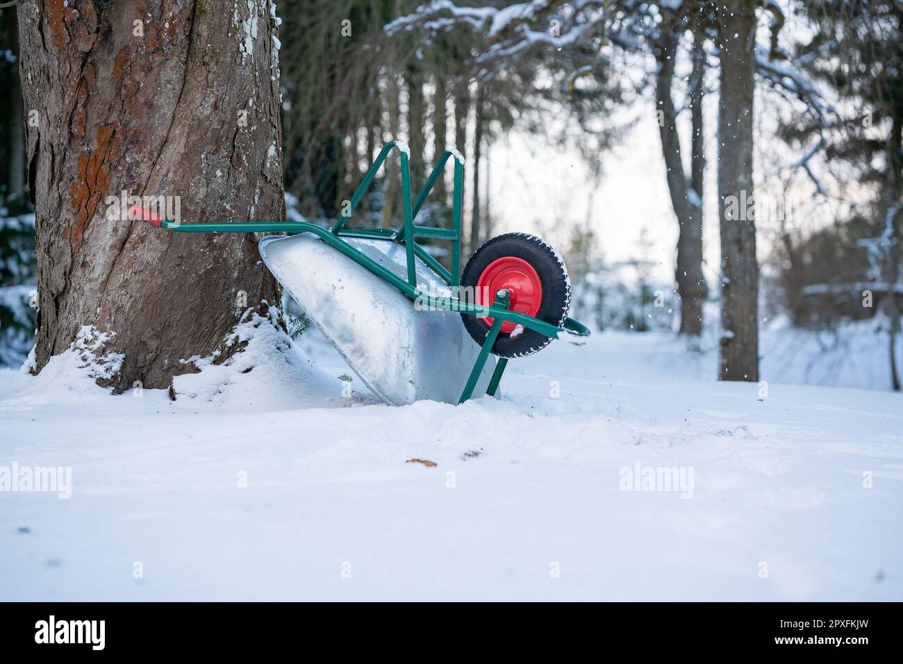 Beautiful snow in winter beside hi-res stock photography and images - Alamy