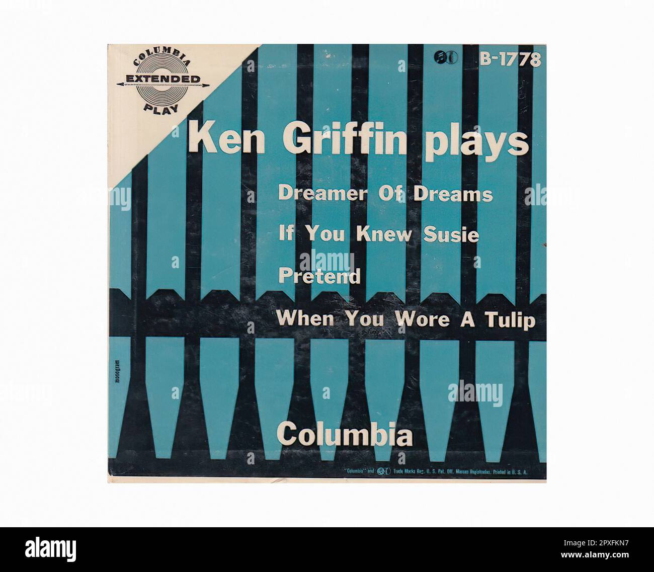 Griffin Ken - 1950's B-1778 - Vintage 45 R.P.M Music Vinyl Record Stock ...