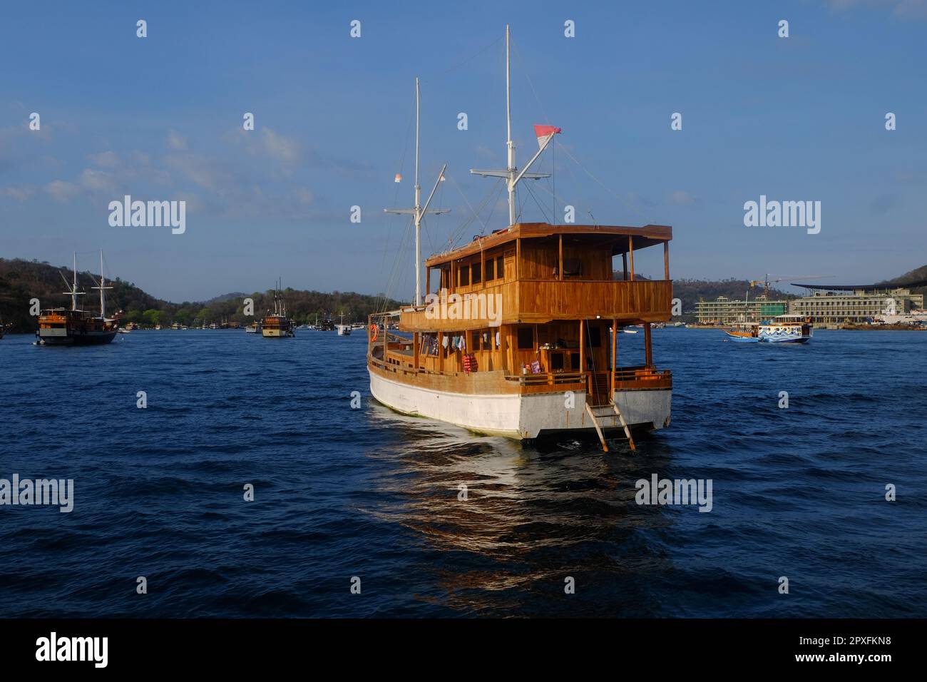 The atmosphere around the Waters and Port of Labuan Bajo, one of the ...
