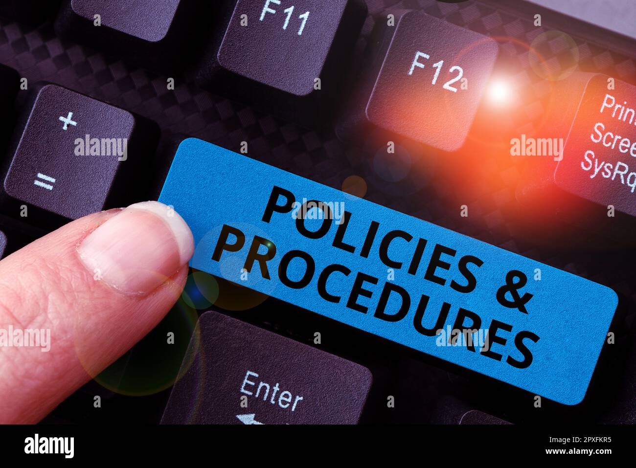 Inspiration showing sign Policies Procedures, Concept meaning list of ...