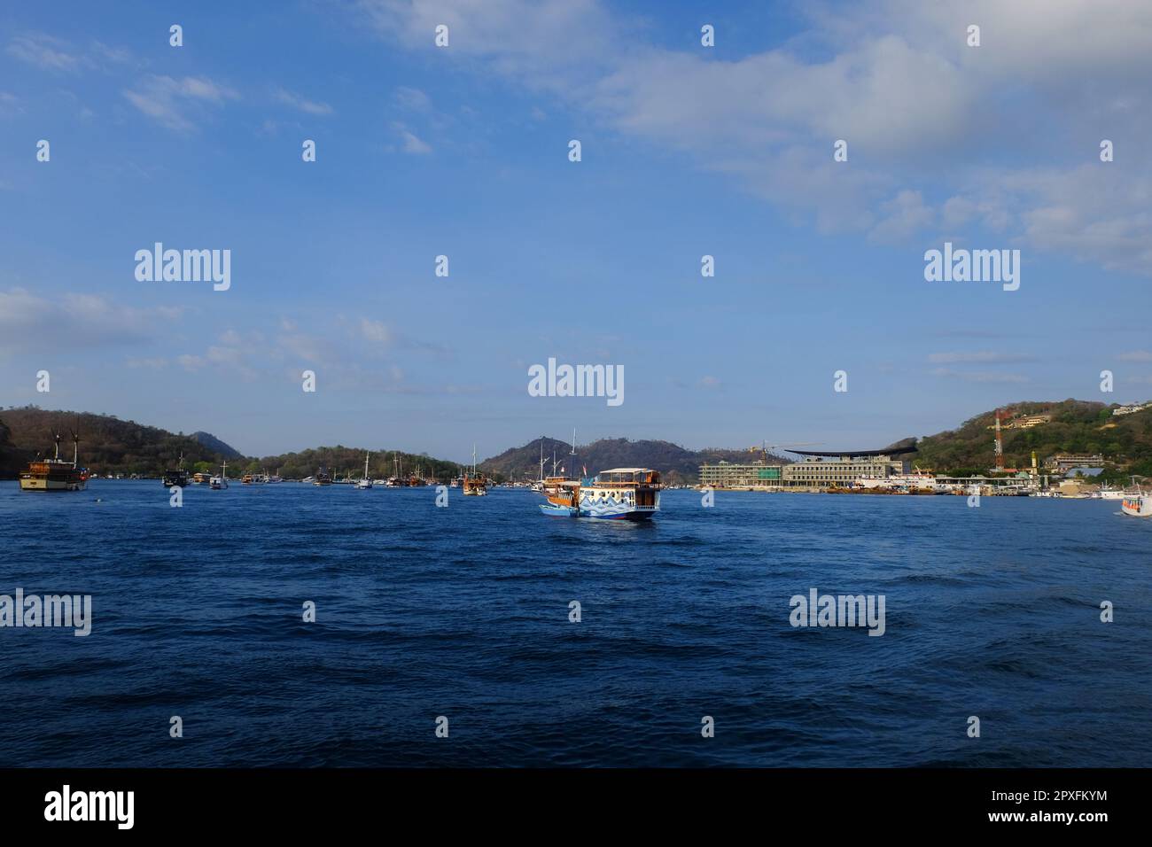 The atmosphere around the Waters and Port of Labuan Bajo, one of the ...