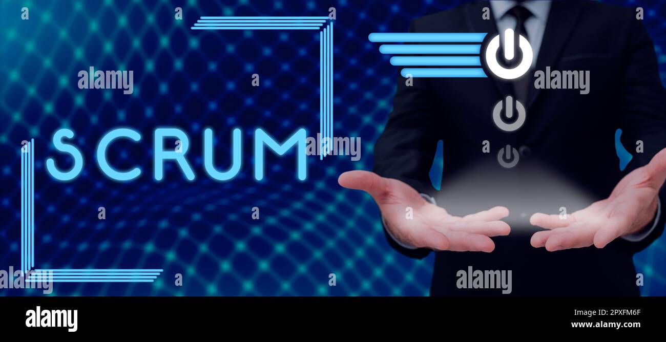 Inspiration showing sign Scrum, Conceptual photo handwriting as ...