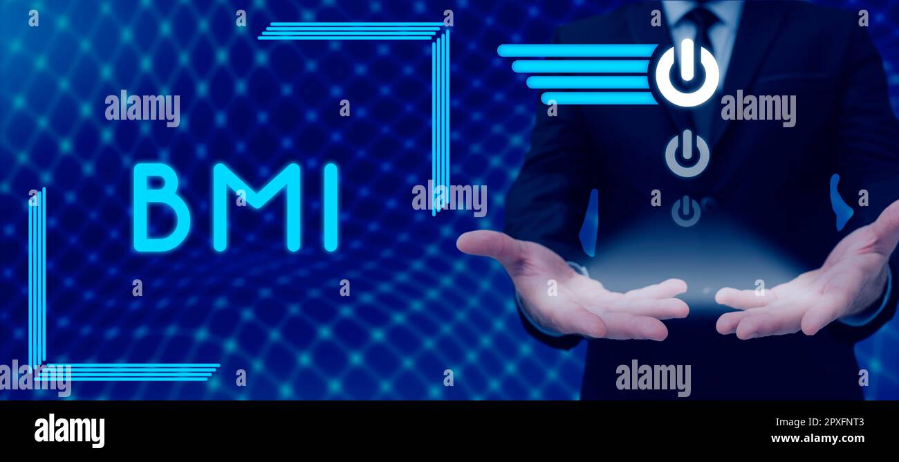 Handwriting text Bmi, Word Written on Method of estimating body fat ...