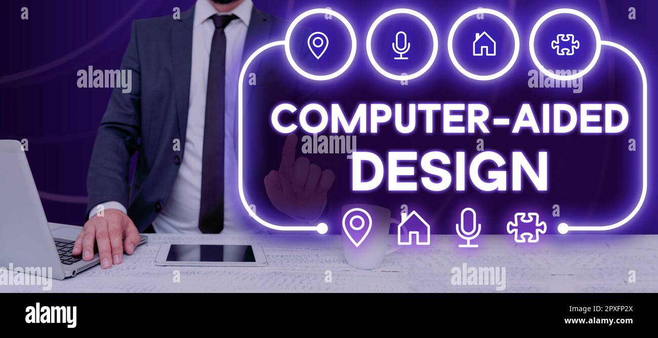 Handwriting text Computer Aided Design, Business idea CAD industrial ...