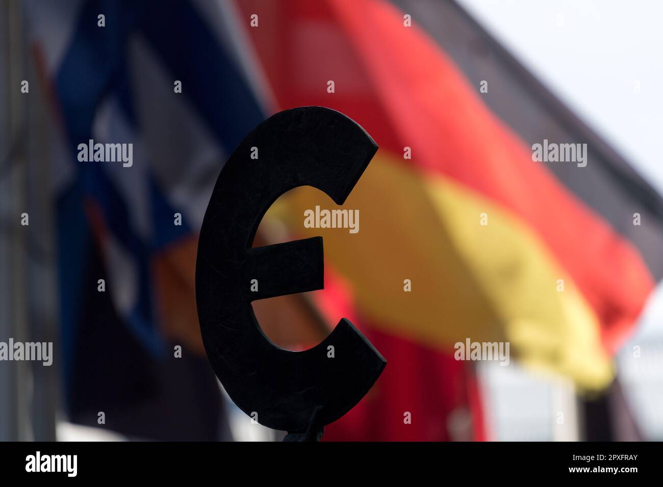 Bronze statue Europe from 1993 by May Claerhout, statue of Europa ...