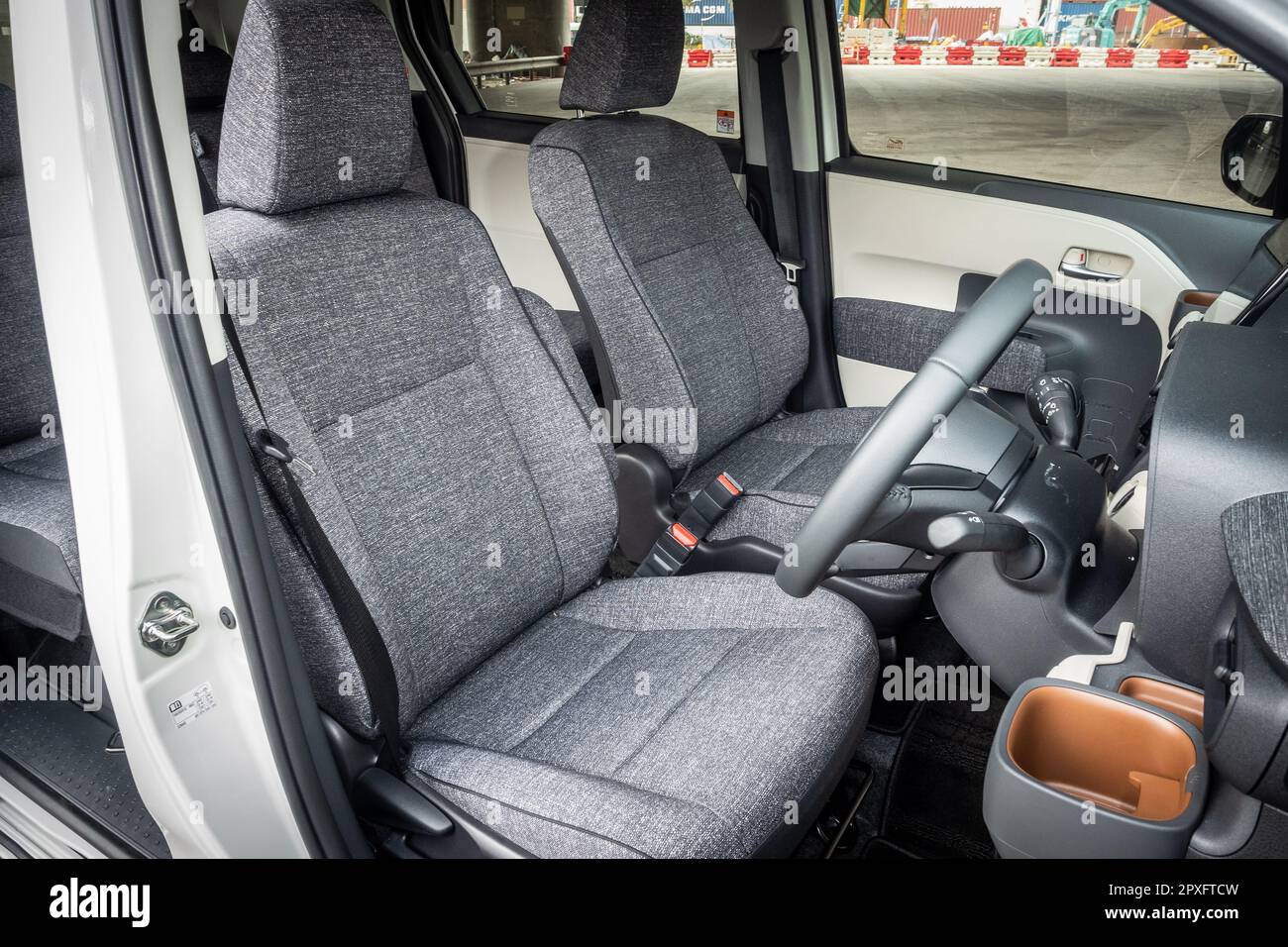 Hong Kong, China Feb 2 , 2023 : Toyota Sienta MPV 2023 Front Seat Feb 2 ... Hong Kong, China Feb 2 , 2023 : Toyota Sienta MPV 2023 Front Seat Feb 2 ...
