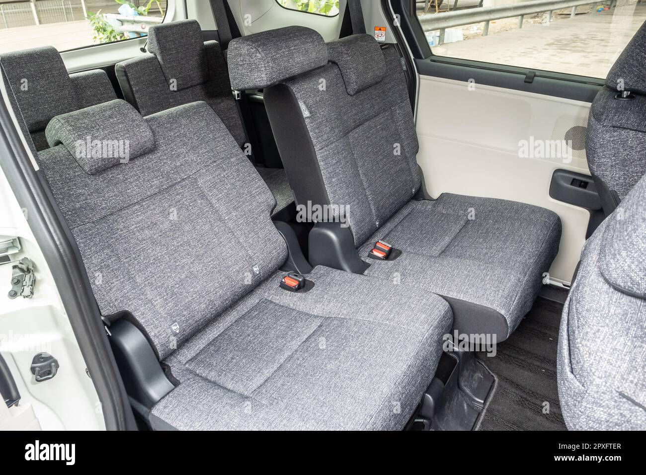 Hong Kong, China Feb 2 , 2023 : Toyota Sienta MPV 2023 Rear Seat Feb 2 ...