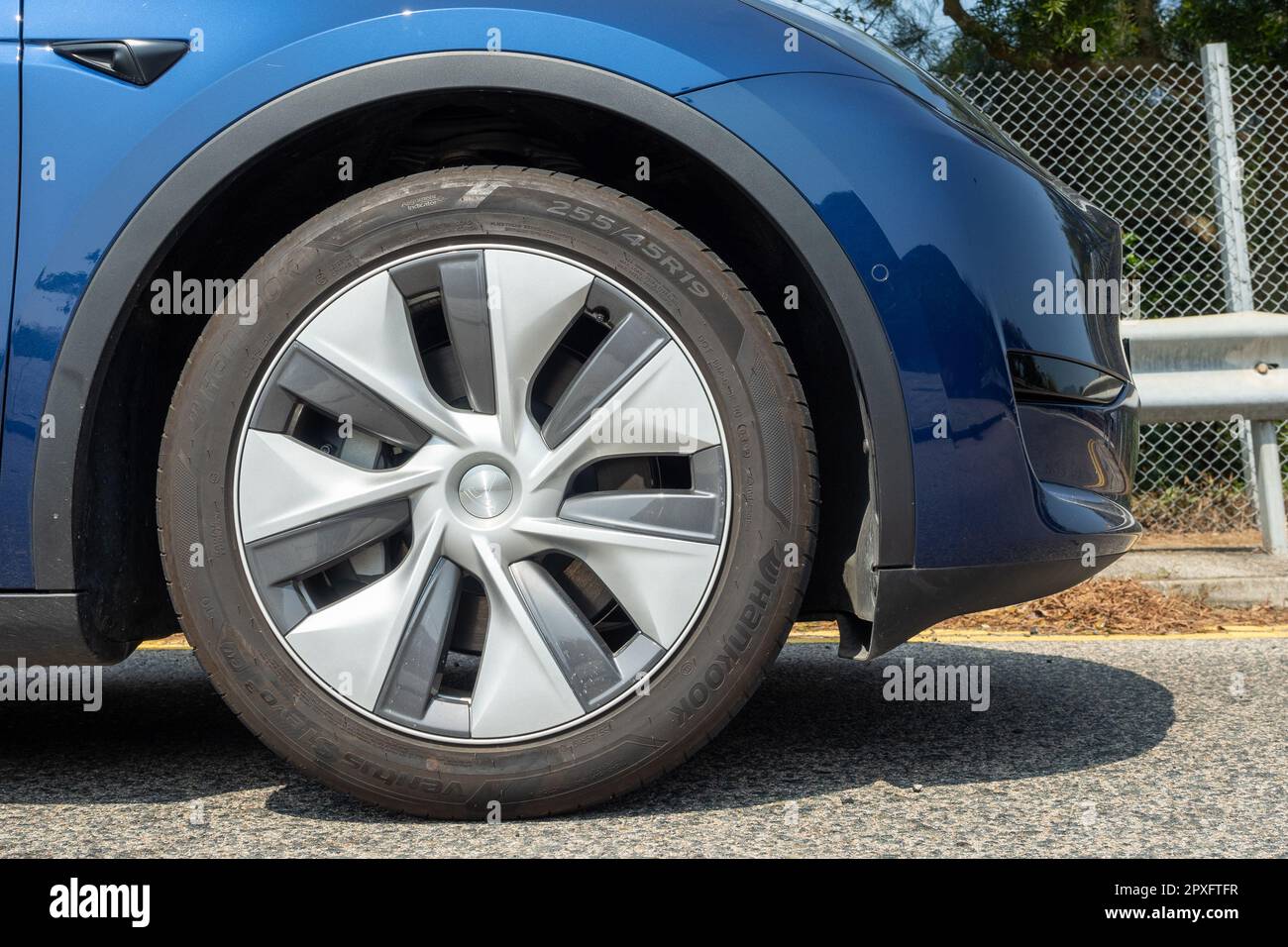 Hong Kong, China Feb 15 , 2023 : Tesla Model Y 2023 Test Drive Day Feb ... Hong Kong, China Feb 15 , 2023 : Tesla Model Y 2023 Test Drive Day Feb ...