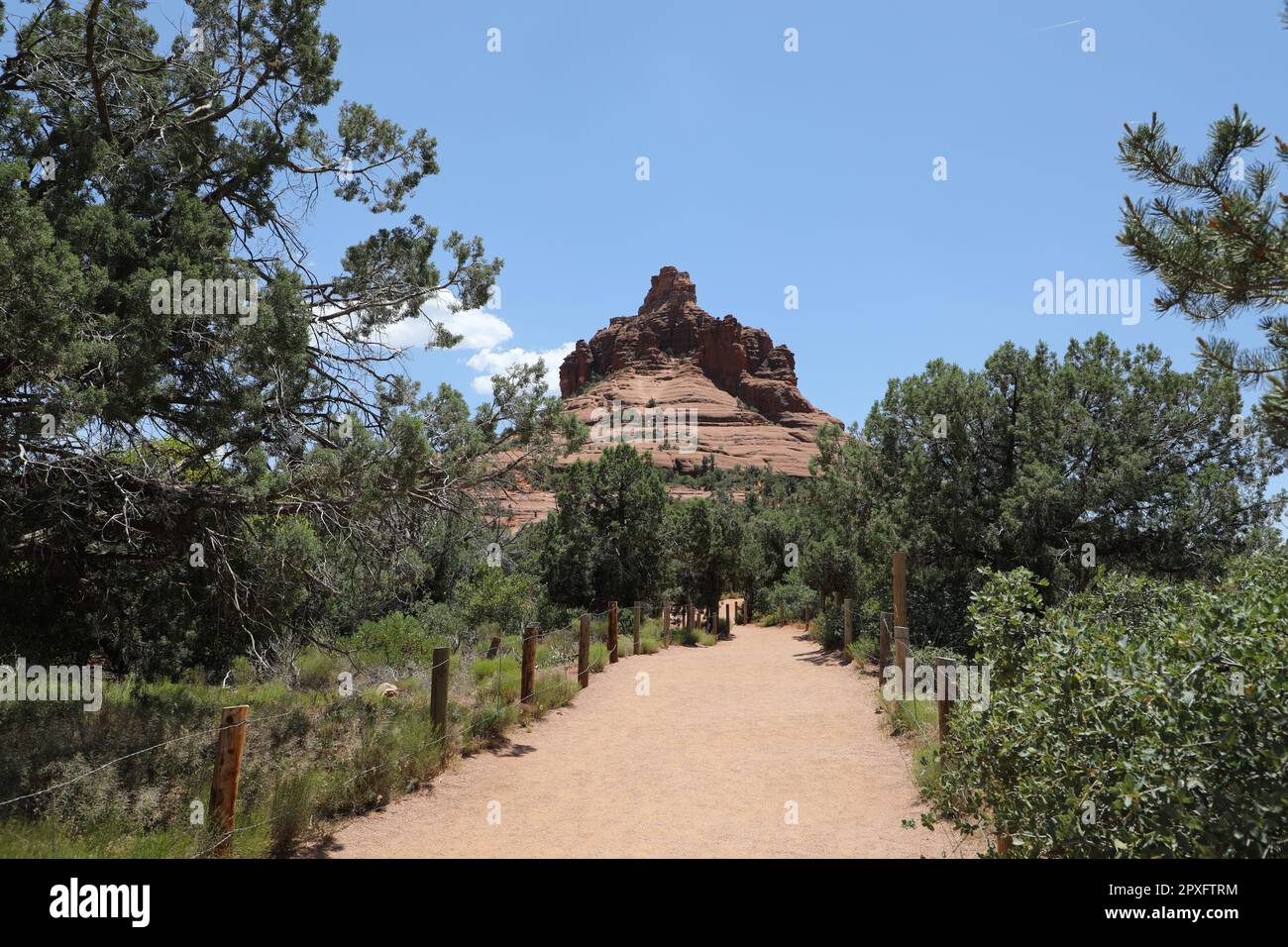 The Bell Rock Pathway is a 3.6-mile trail. south of Sedona, Arizona, U ...