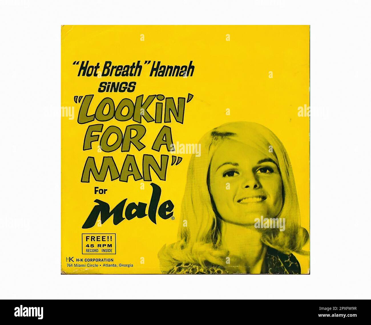 Hannah Hot Breath - 1960's 01 B - Vintage 45 R.P.M Music Vinyl Record ...