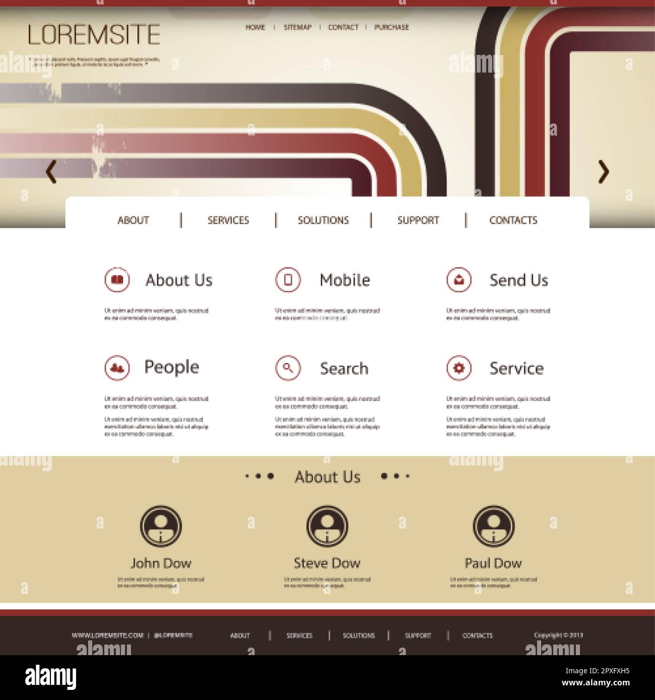 Red curved slide Stock Vector Images - Alamy