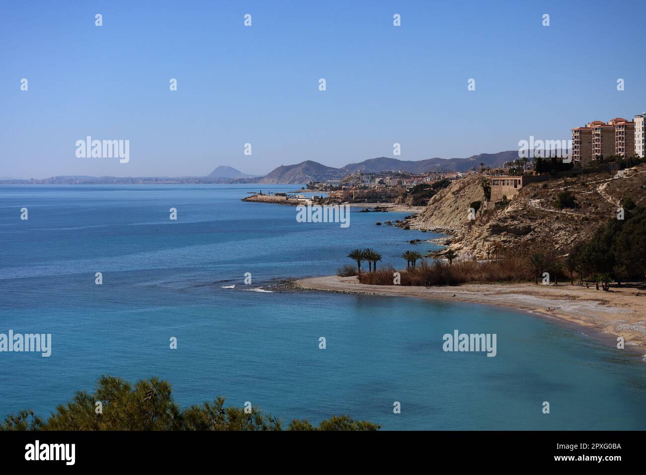 Benidorm area Stock Photo - Alamy
