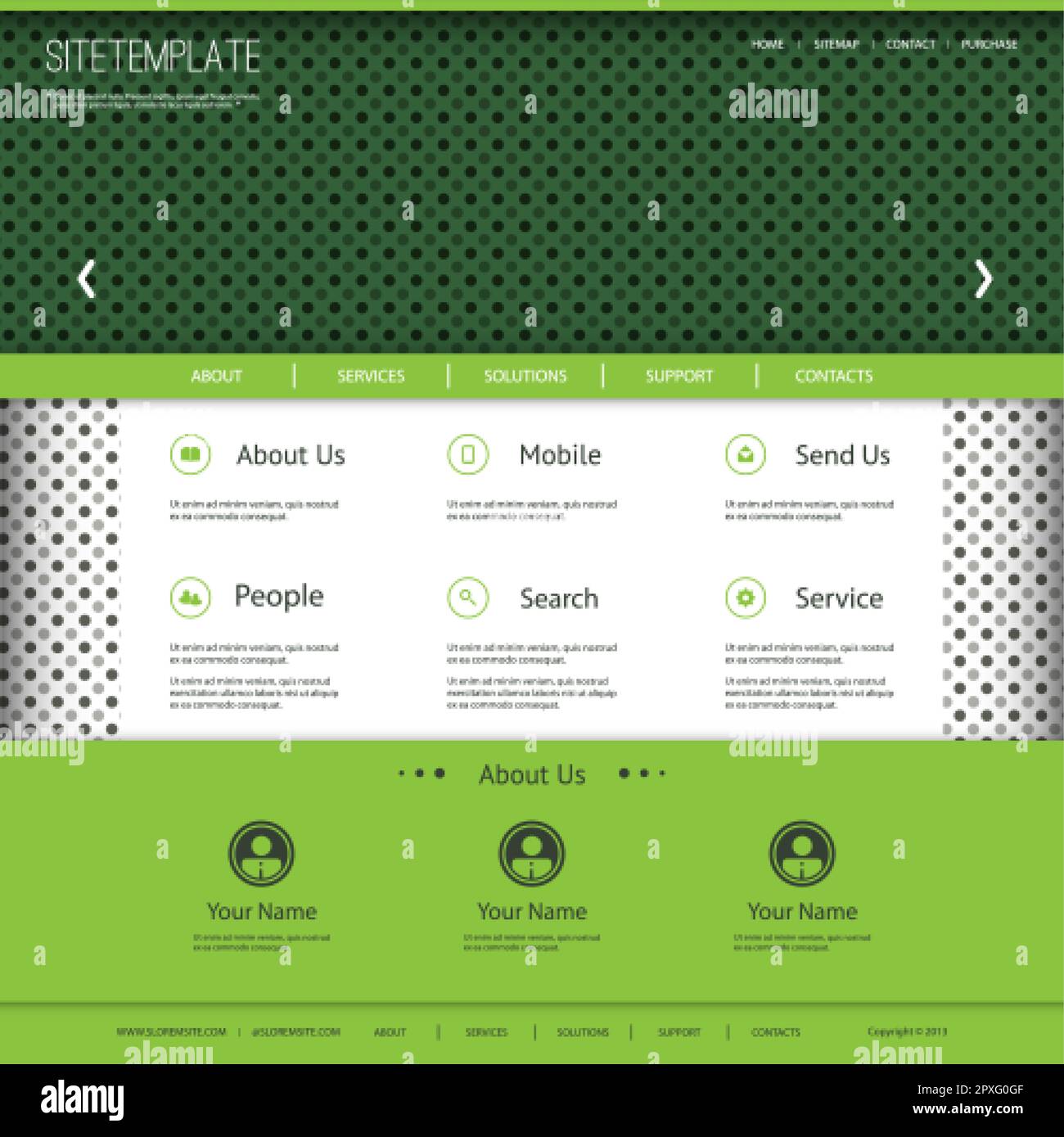 Dot gallery Stock Vector Images - Alamy