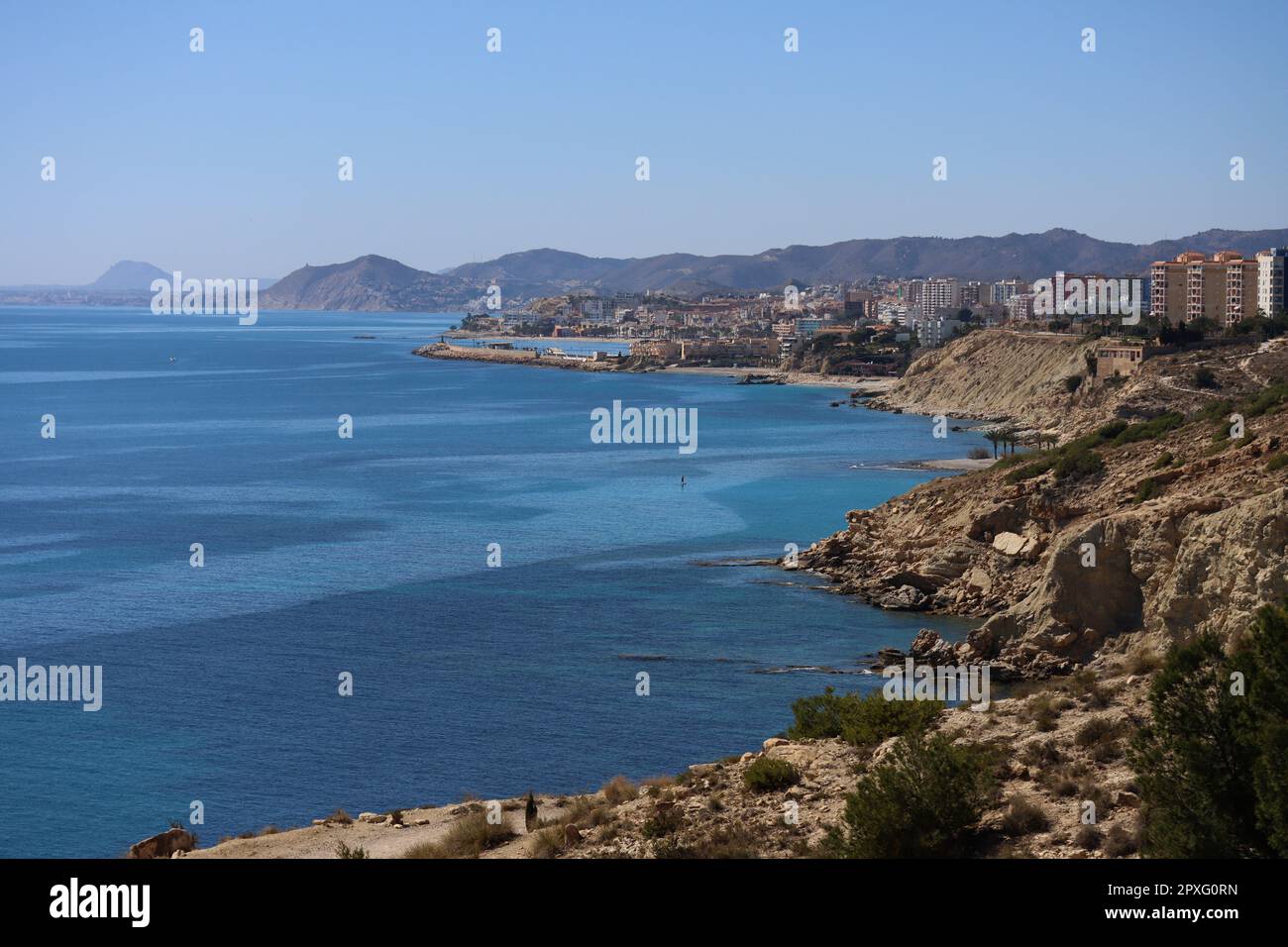 Benidorm area Stock Photo - Alamy