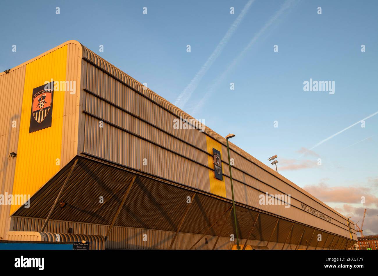 Meadow Lane, Notts County Football Club in Nottingham, Nottinghamshire ...