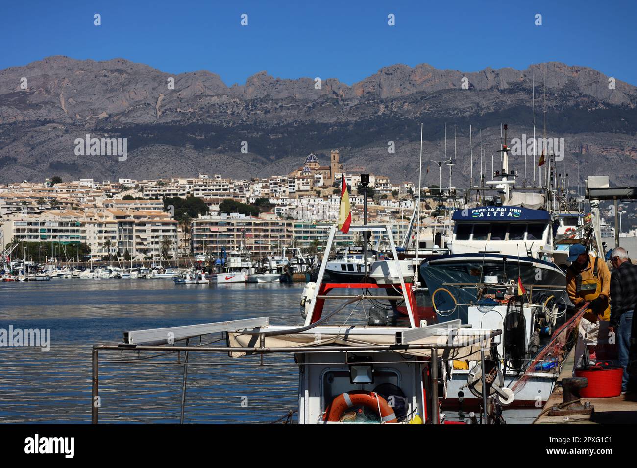 Benidorm area Stock Photo - Alamy