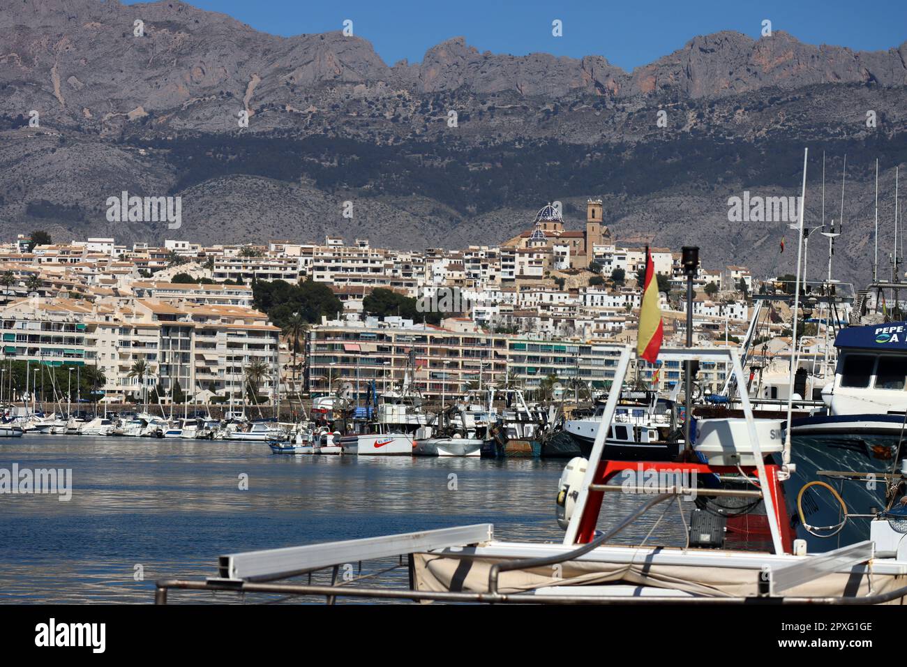 Benidorm area Stock Photo - Alamy