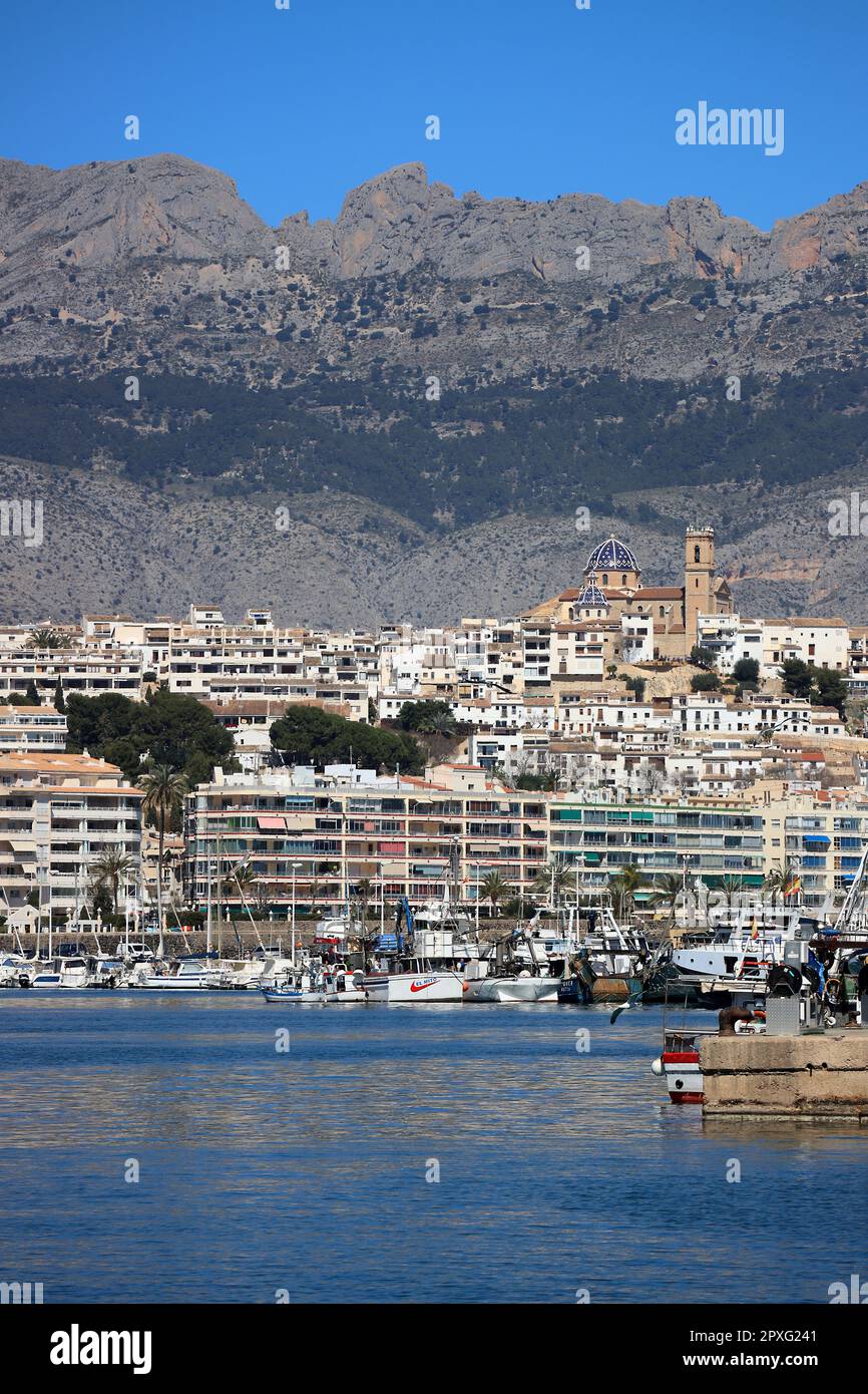 Benidorm area Stock Photo - Alamy