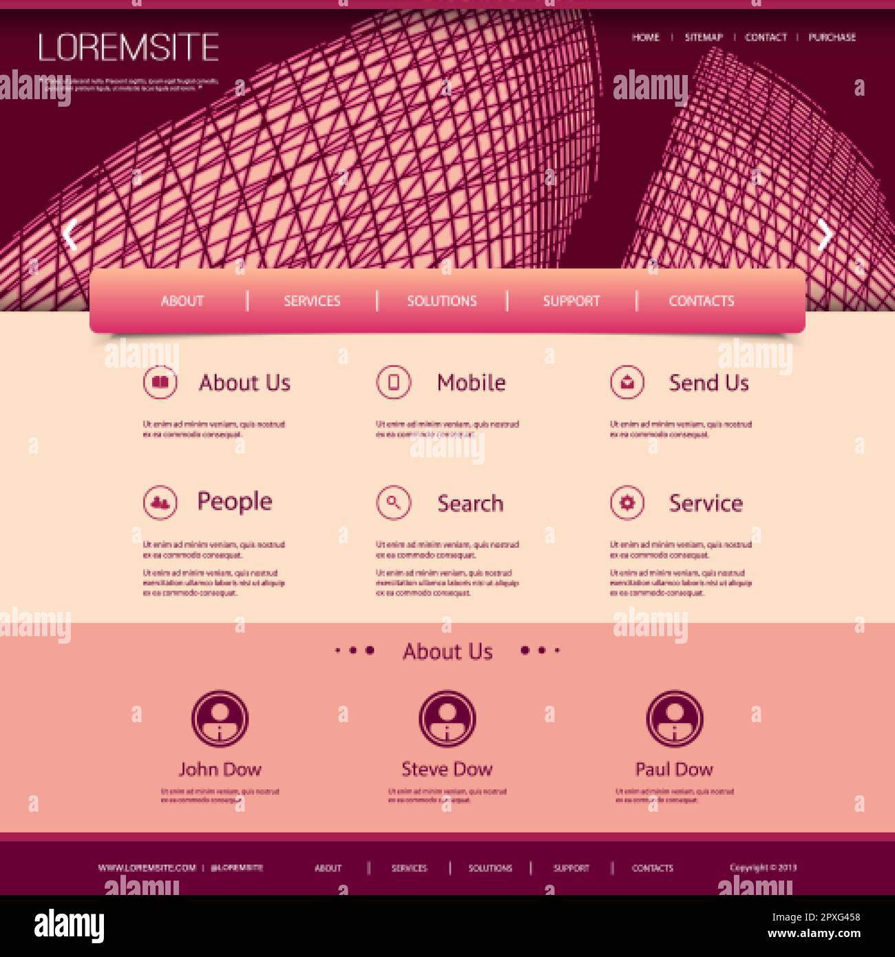 Wavy slide Stock Vector Images - Alamy