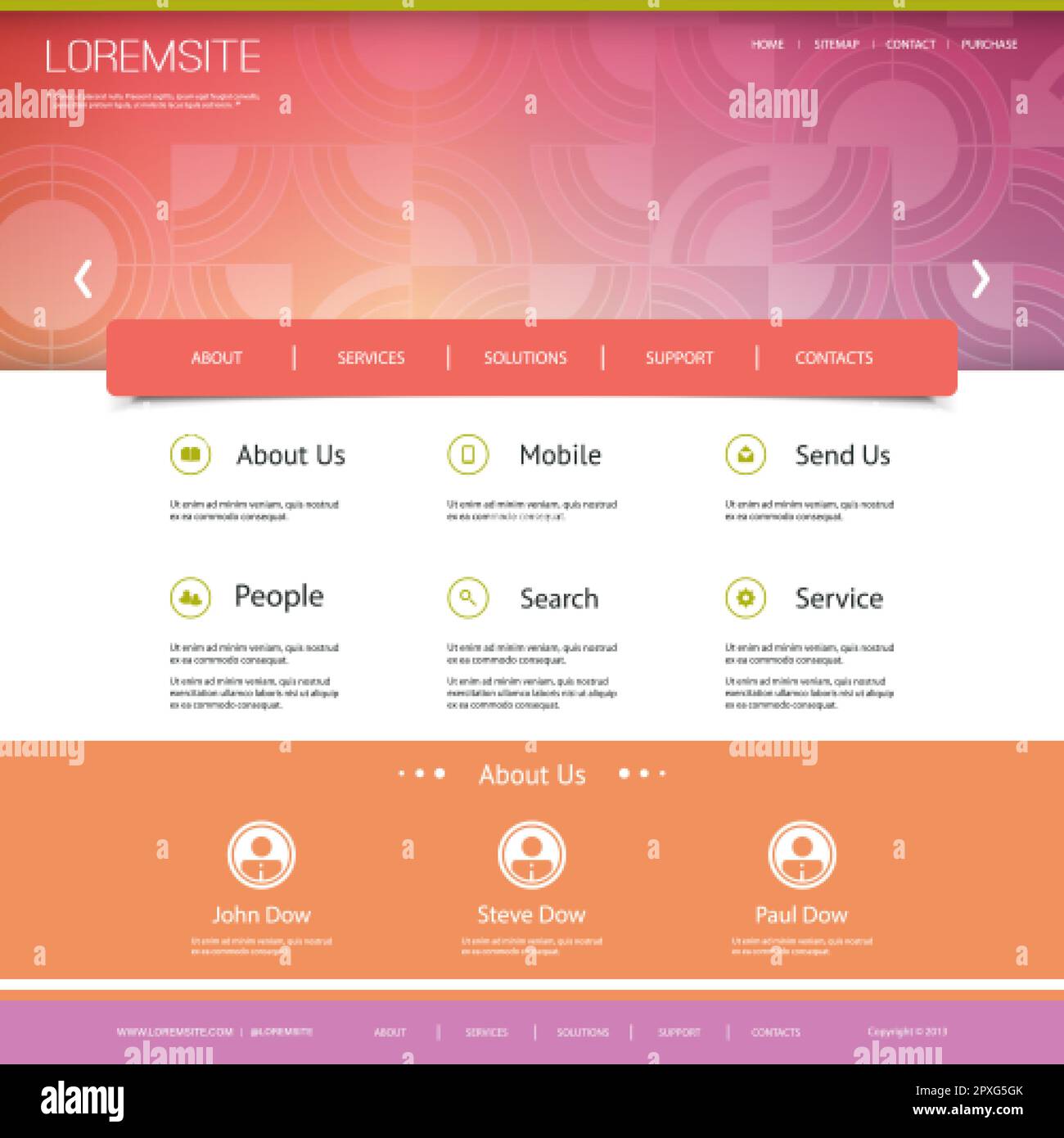 Column of the rings Stock Vector Images - Alamy