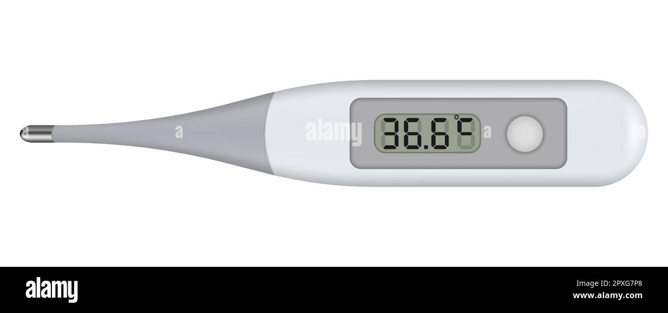 Electronic medical thermometer for measuring. Digital thermometer ...